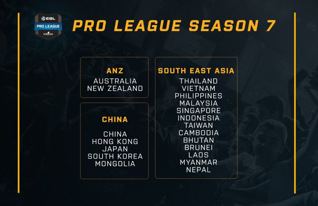 ESL Pro League coverage expands into the APAC region